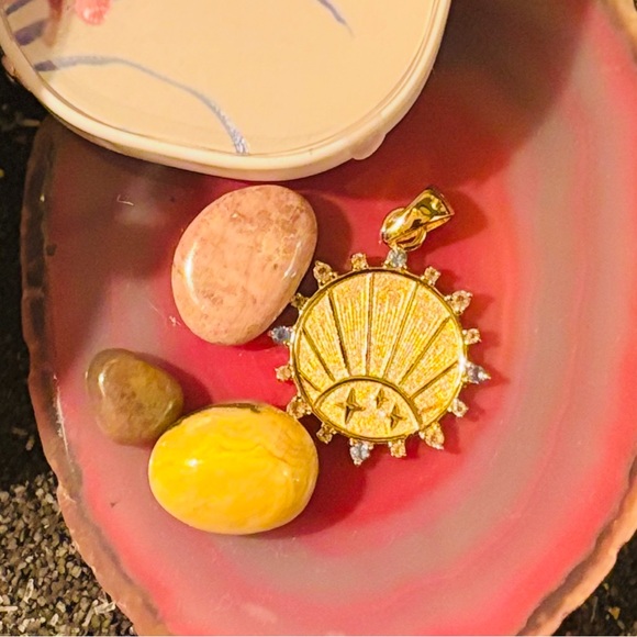 Jane Win | Jewelry | Strong Jw Original Pendant Coin Rising Sun | Poshmark
